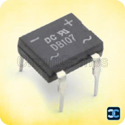 DB107 1A 1000V Bridge Rectifier – DIP4 Full-Wave Diode Bridge ...